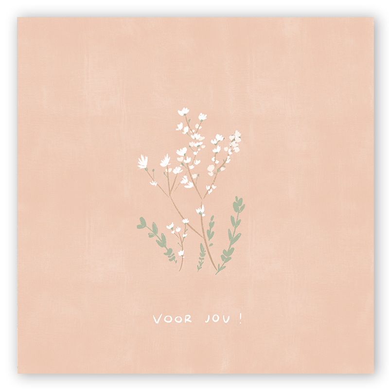Kaartje "Voor jou"